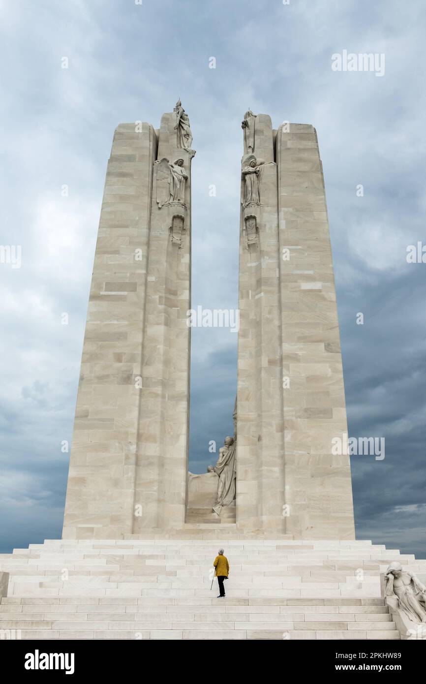 Vimy Ridge National Historic Site of Canada in France Stock Photo - Alamy