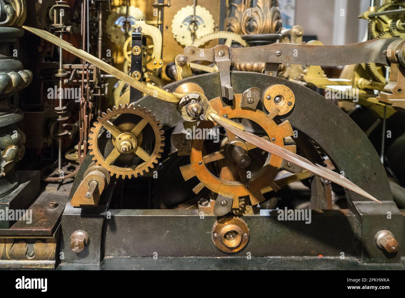 Astronomical Clock in Cathedral of St Jean in Besancon France Stock ...