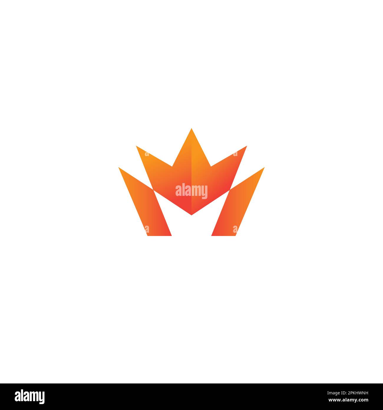 Simple icon with crown Stock Vector Images - Alamy