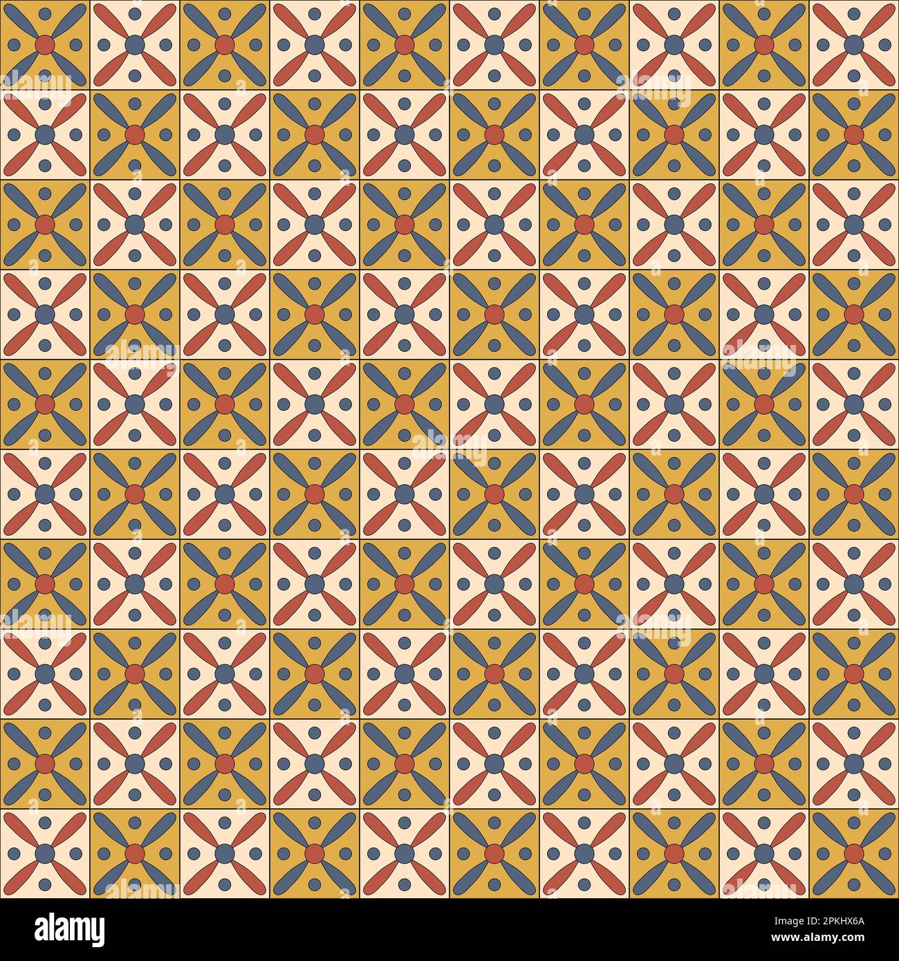Ancient Egyptian traditional background, vector seamless pattern Stock ...