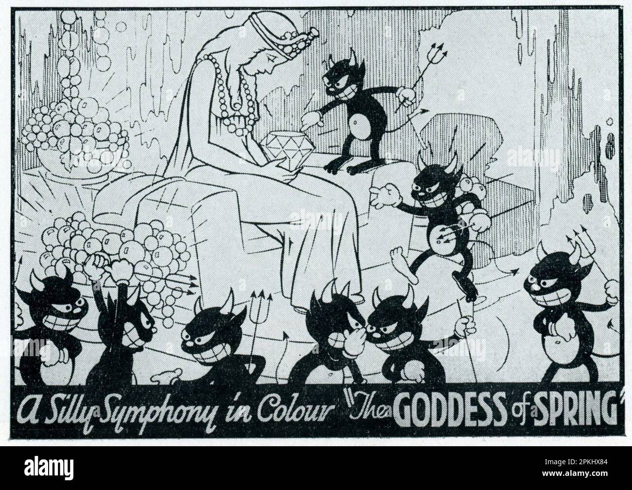 WALT DISNEY SILLY SYMPHONY cartoon short THE GODDESS OF SPRING 1934 director WILFRED JACKSON ...