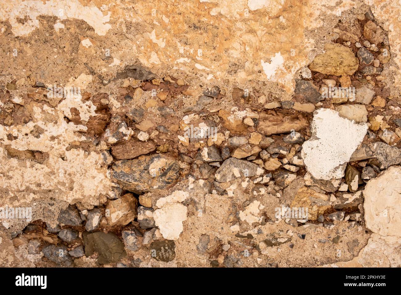 Empty aged stonewall material background texture. Βlank masonry, οld ...