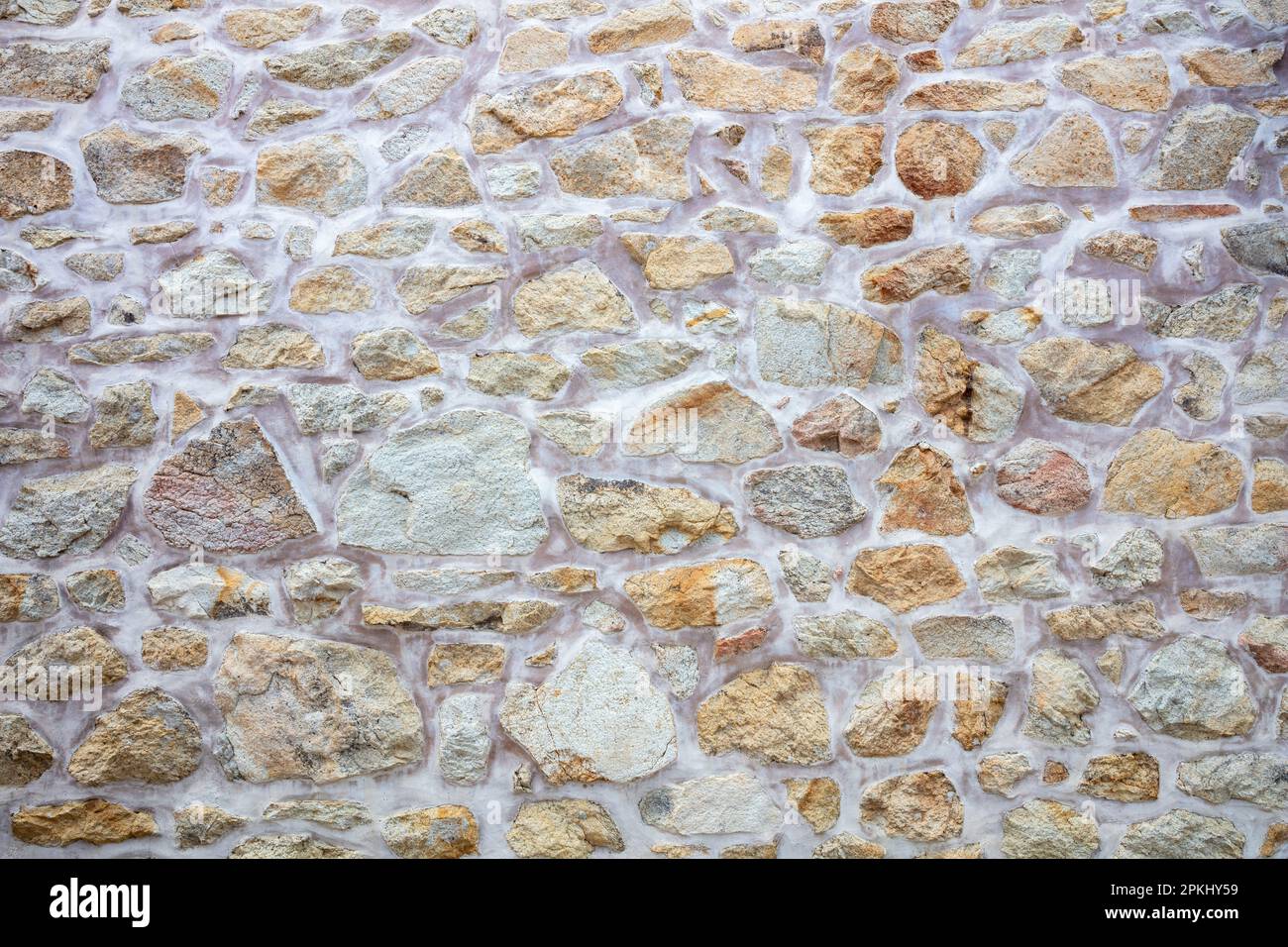 Old stonewall empty beige with white cement background texture. Vintage ...