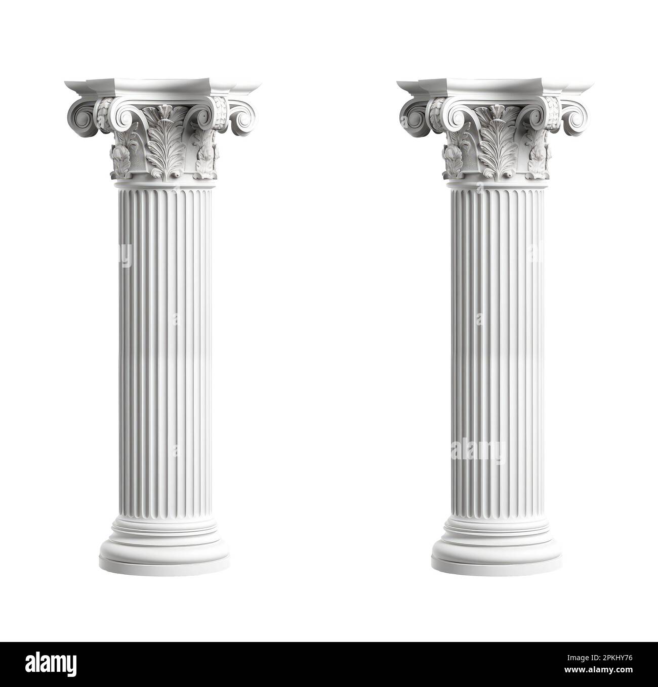 Corinthian order columns Cut Out Stock Images & Pictures - Alamy