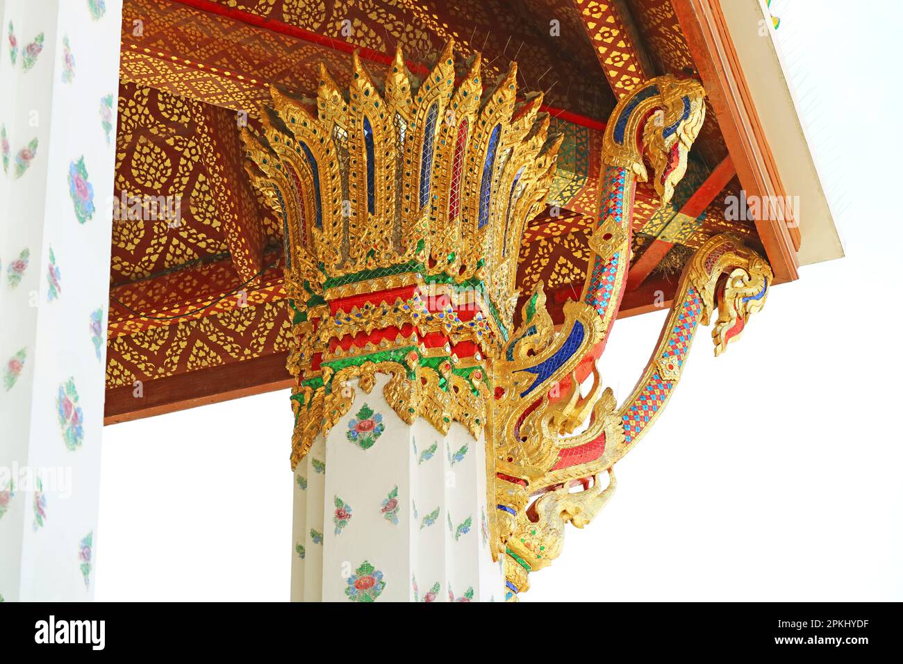 Incredible Detail of the Column Supporting the Gable Roof of Ordination ...