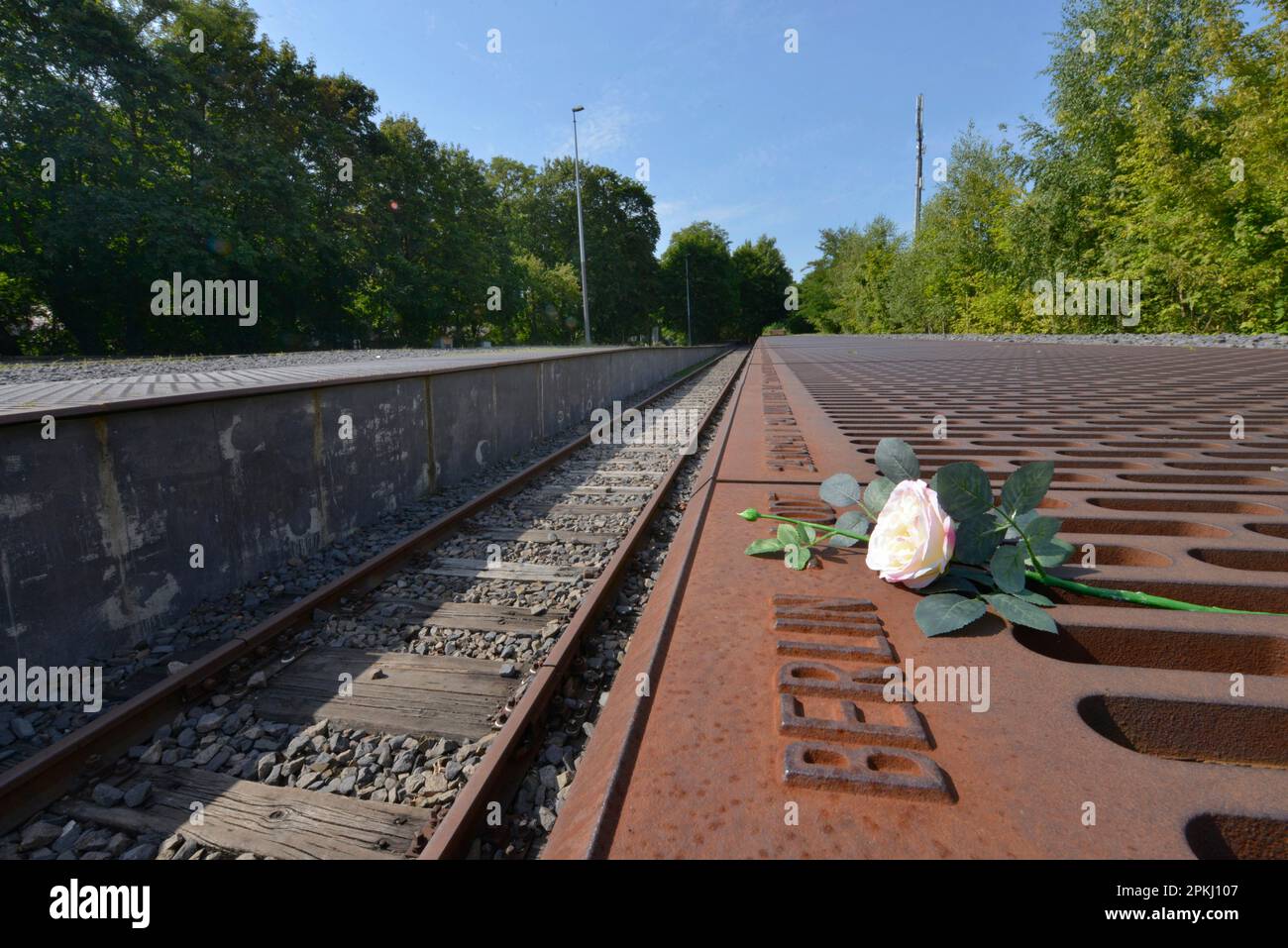 Memorial, Platform 17, Railway Station, Grunewald, Berlin, Germany ...