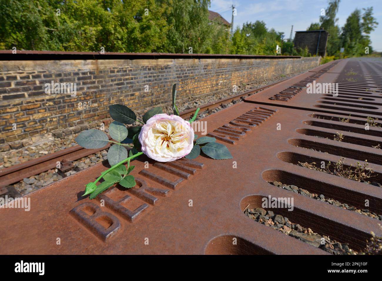 Memorial, Platform 17, Railway Station, Grunewald, Berlin, Germany ...