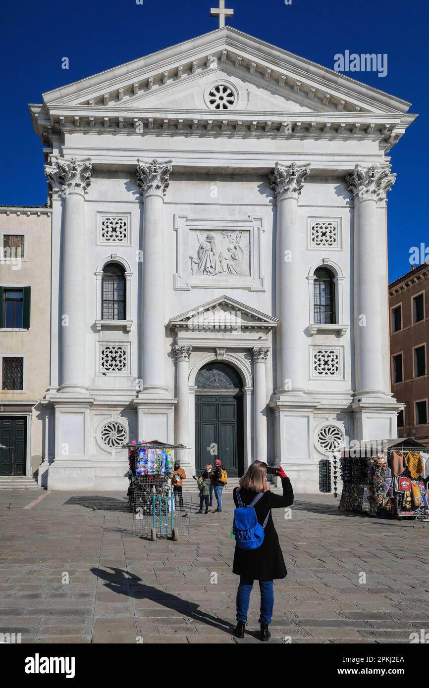Venice church Santa Maria della Visitazione ( Chiesa Della Pieta) on ...
