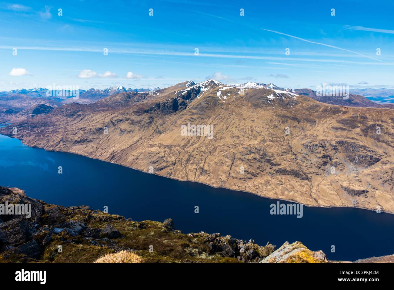 The Scottish Munro Mountains of Stob Coire Easain and Stob A Choire ...
