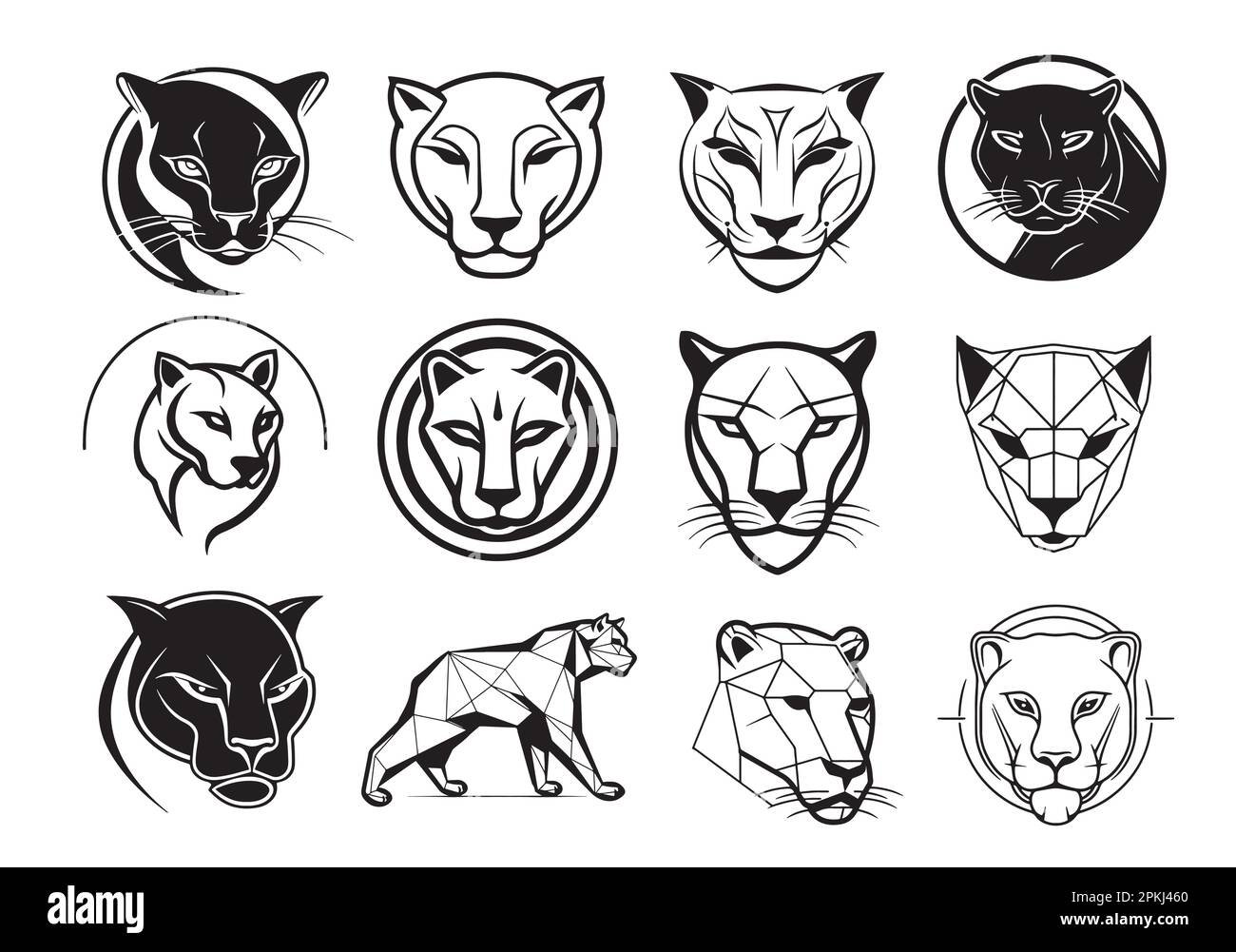 Panther Drawing Logo