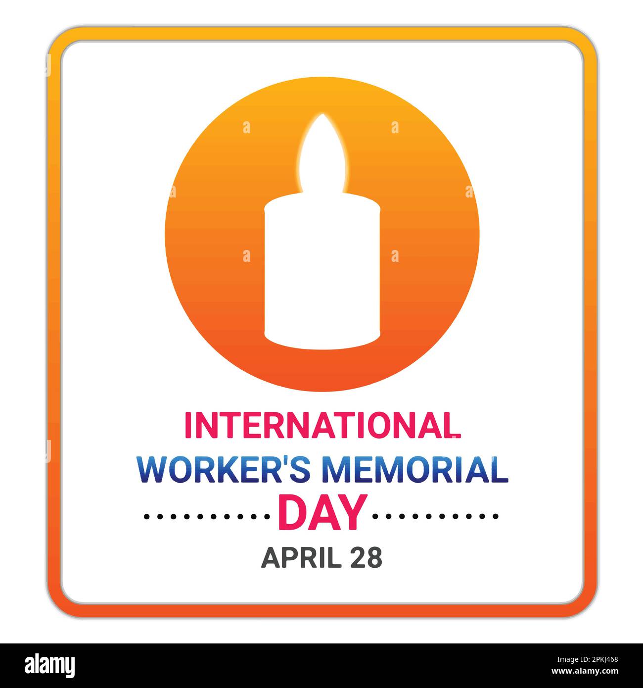 International Worker's Memorial day. April 28. Vector illustration on a white background Stock ...