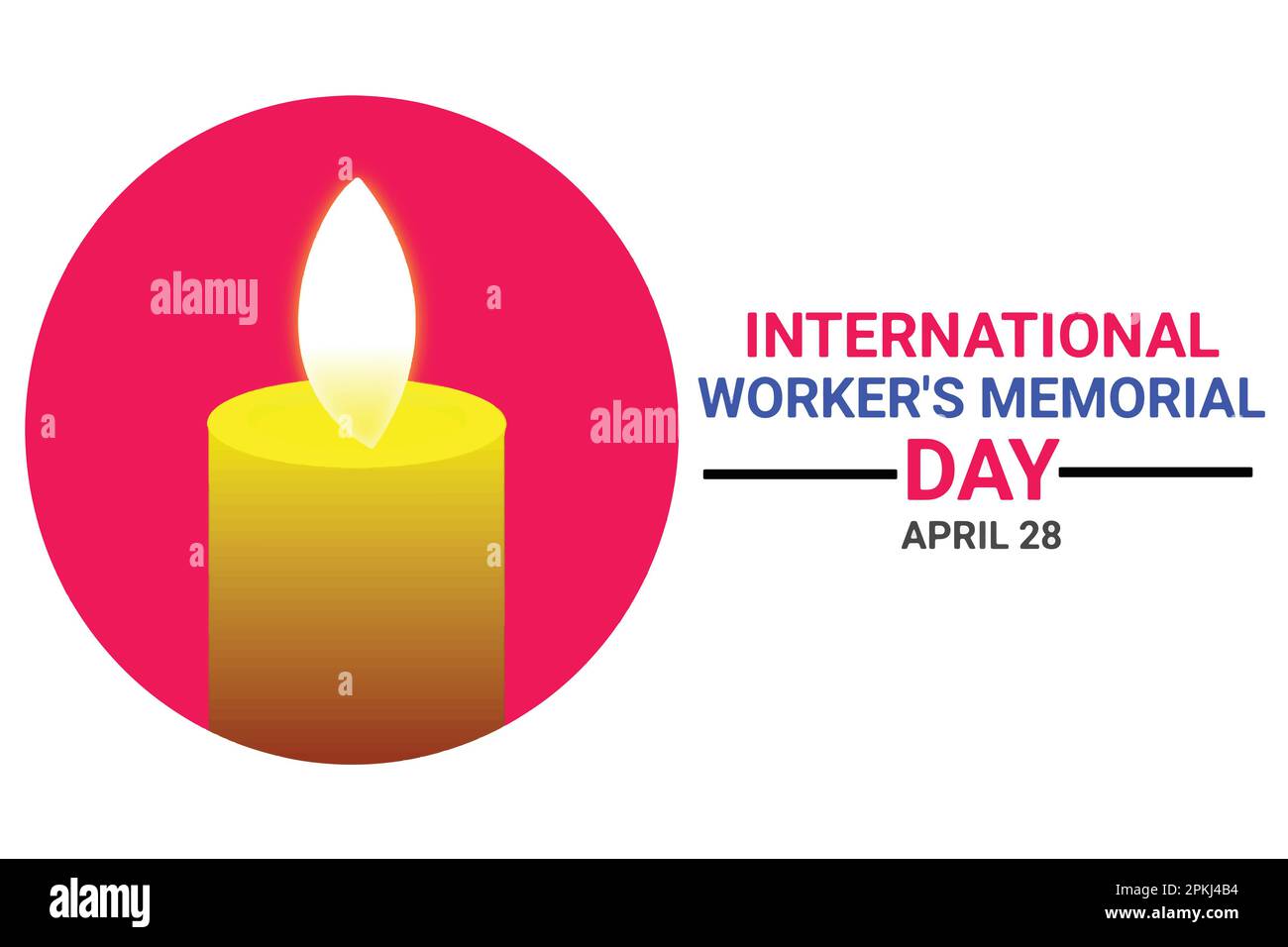 International Worker's Memorial day. April 28. Holiday concept. Template for background, banner ...