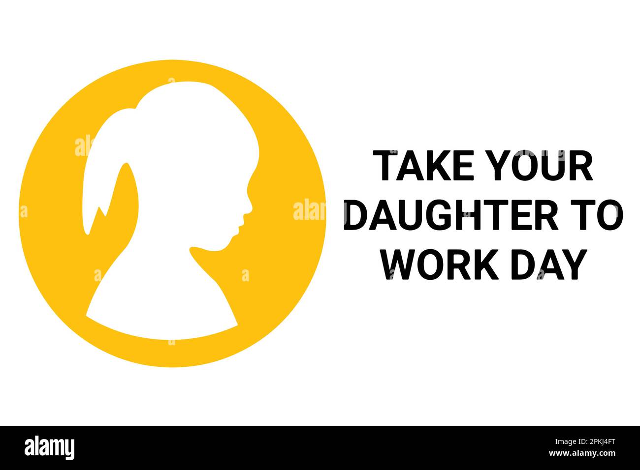 Take Your Daughter to Work Day. Holiday concept. Template for ...