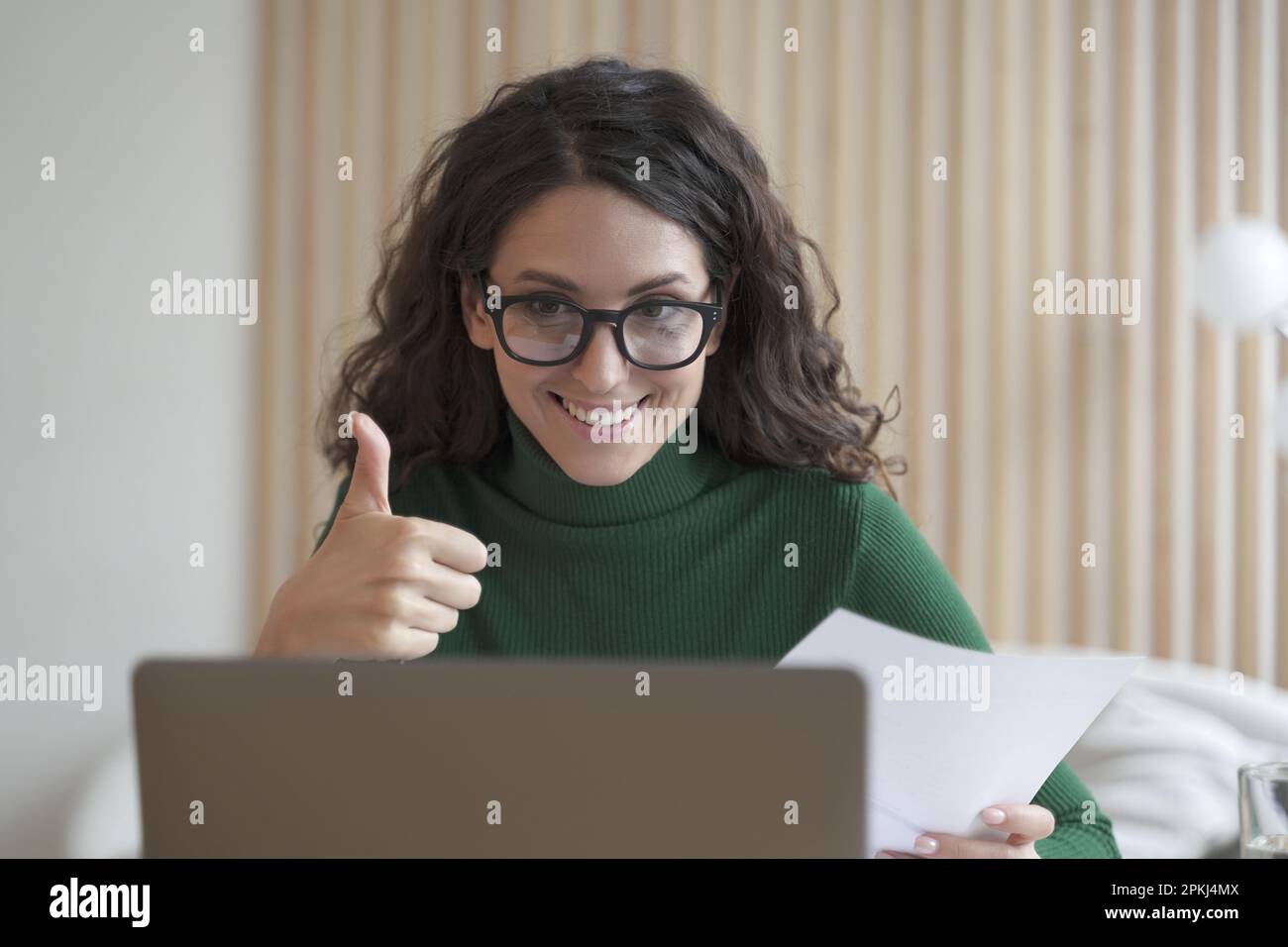 Remote teacher spanish class hi-res stock photography and images - Alamy