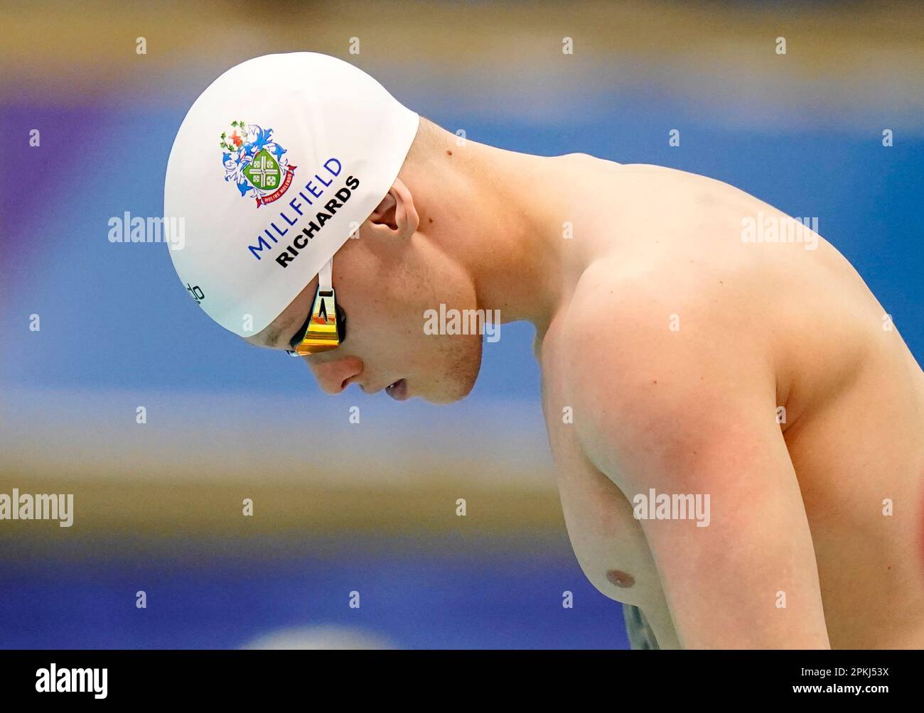 Matthew Richards before the Men's Open 50m Freestyle on day five of the ...