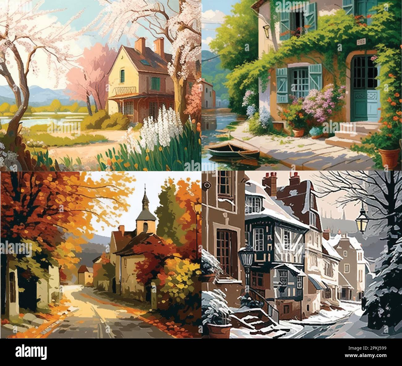 View winter flowers outdoor Stock Vector Images - Alamy