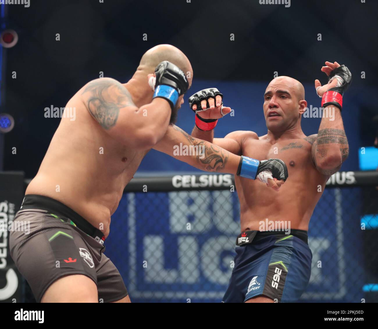 LAS VEGAS, NEVADA - APRIL 7: Bruno Cappelozza and Matheus Scheffel meet ...