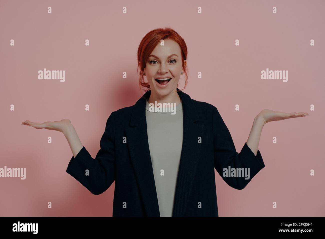 Young woman comparing products hi-res stock photography and images - Alamy