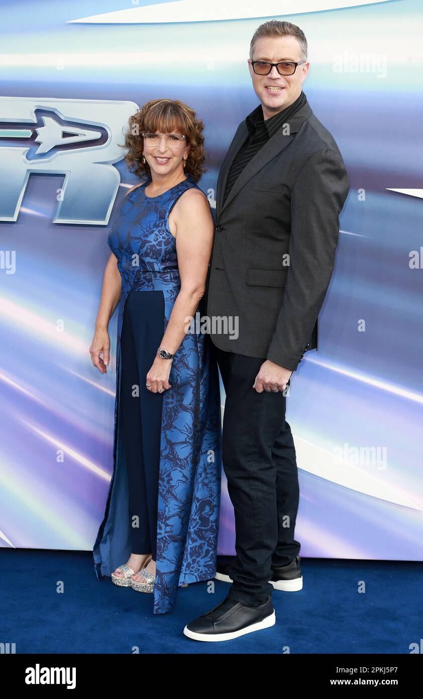 Galyn Susman and Angus MacLane attend the "Lightyear" UK Premiere at ...