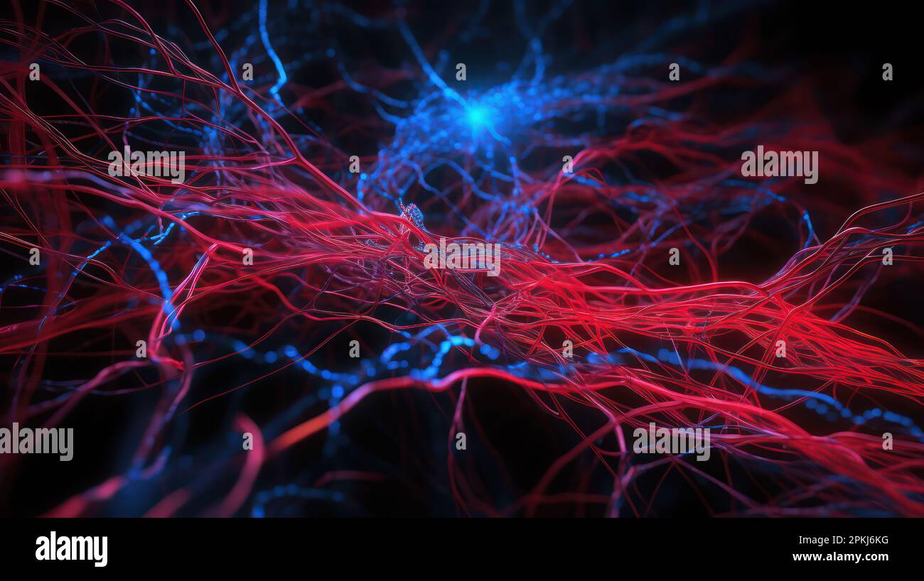 This Mesmerizing Photo Showcases The Intricate Pathways Of A Neural Network Represented By