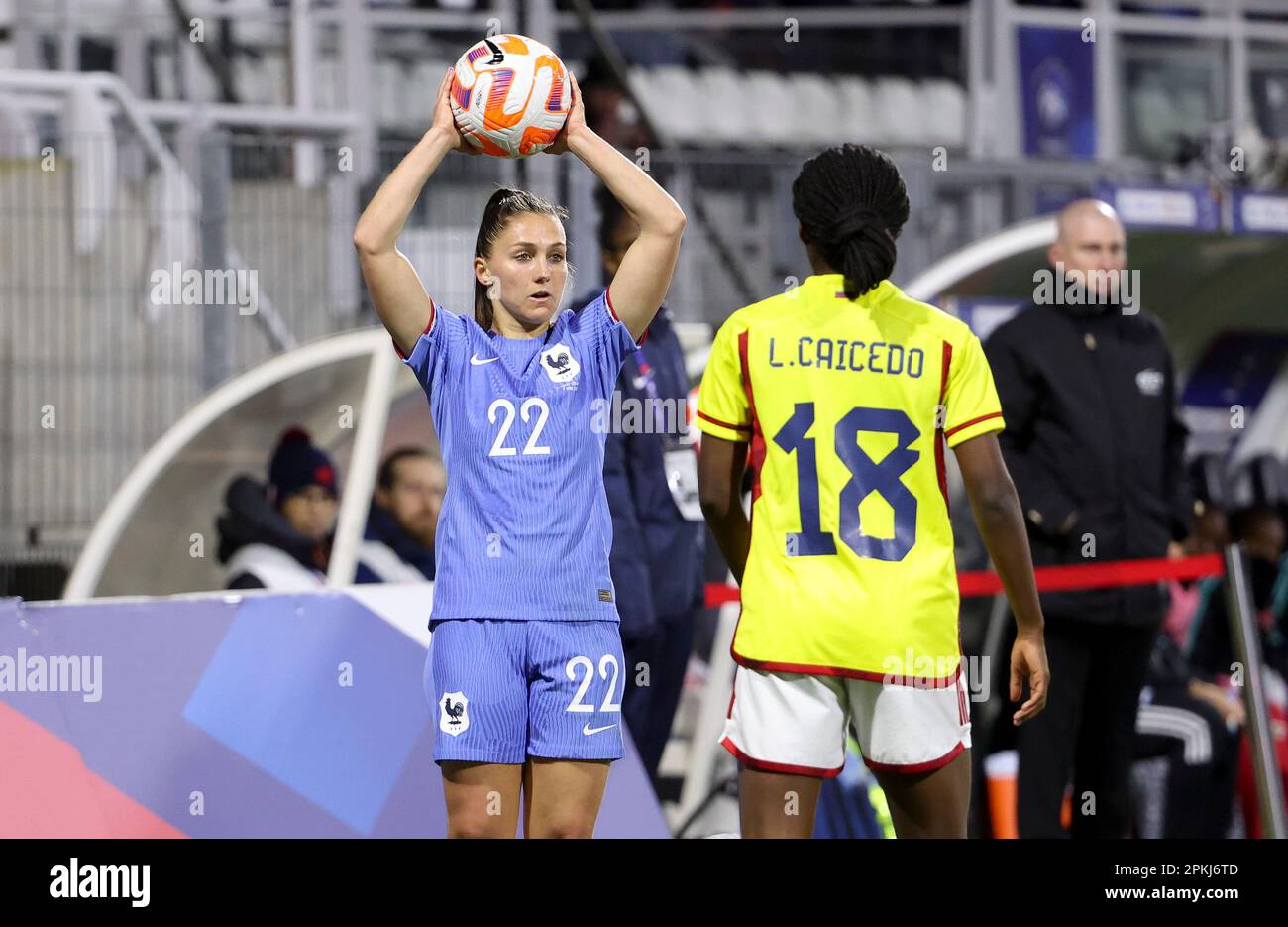 Clermont Ferrand, France. 07th Apr, 2023. Eve Perisset of France during ...