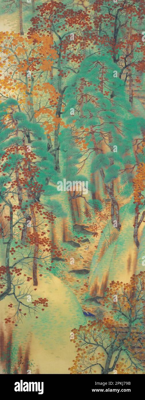 Way to Atago 1921 by Yokoyama Taikan Stock Photo - Alamy