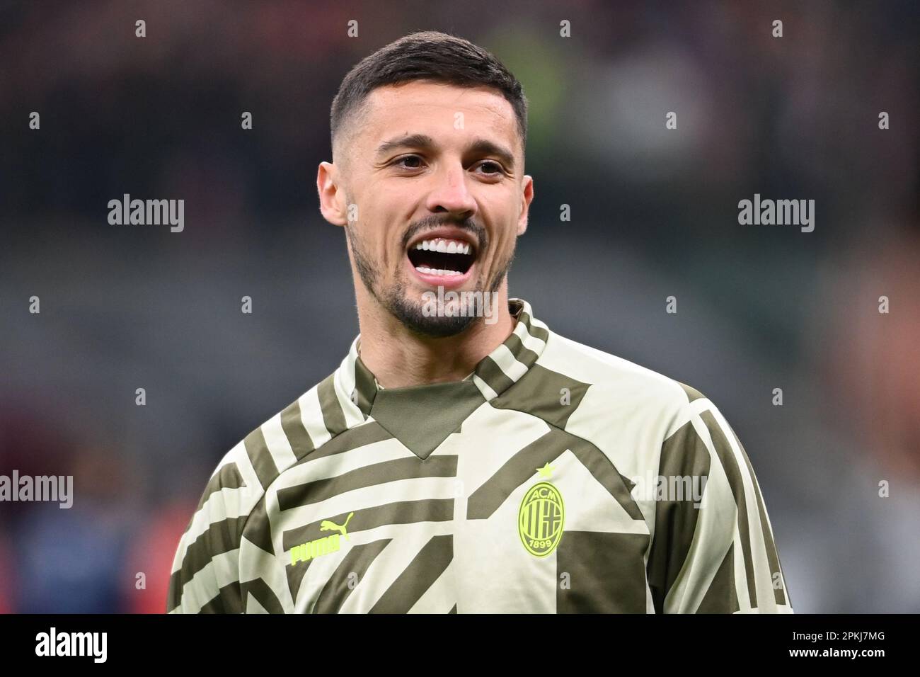Milan, Italy. 07th Apr, 2023. Rade Krunic (Ac Milan) portrait during ...