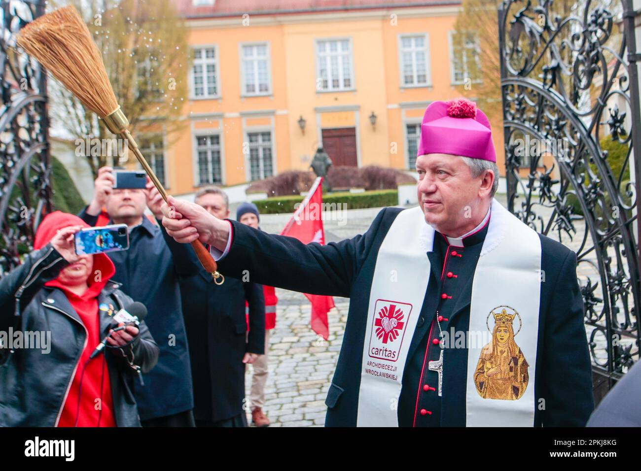 Wroclaw, Wroclaw, Poland. 8th Apr, 2023. In Wroclaw, the Caritas ...