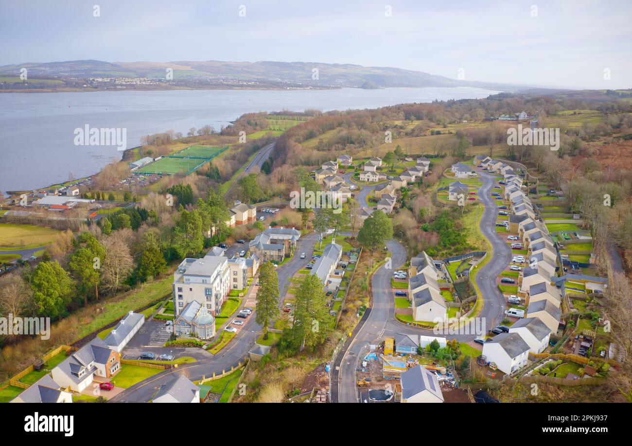 New housing development building houses for increased demand in rural ...