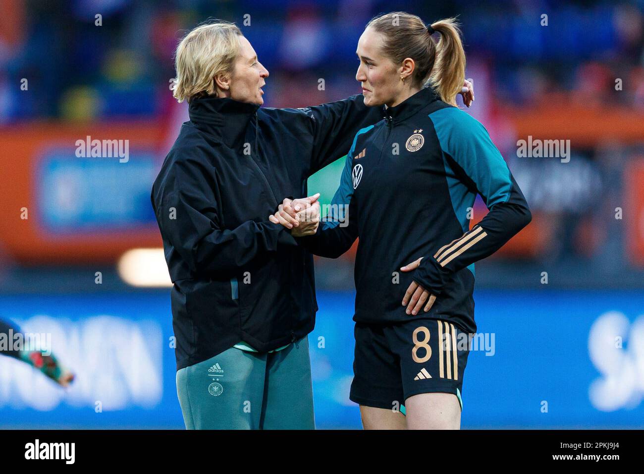 firo : April 7th, 2023, football, soccer, friendly match DFB women's ...