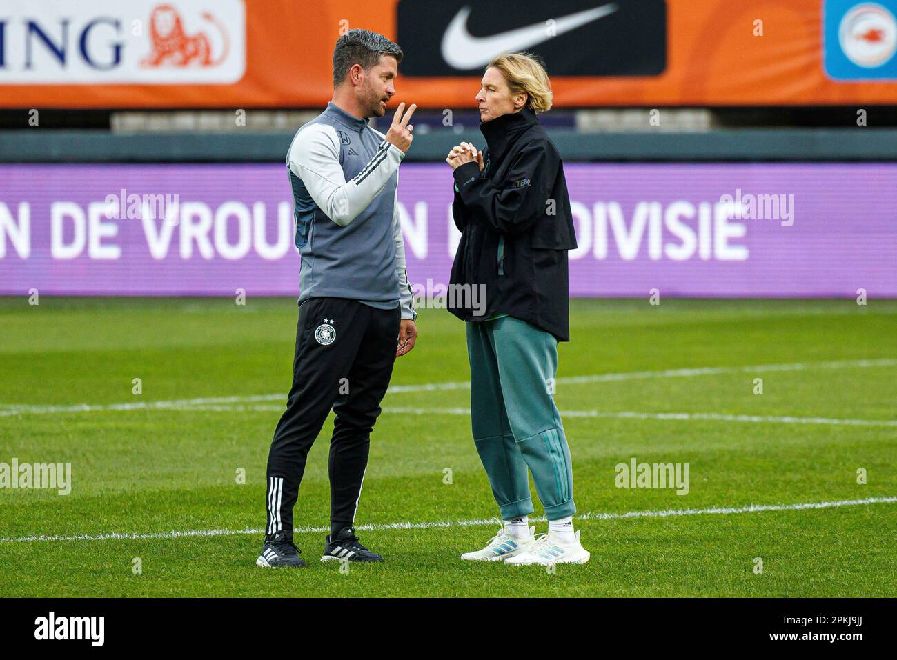 firo : April 7th, 2023, football, soccer, friendly match DFB women's ...