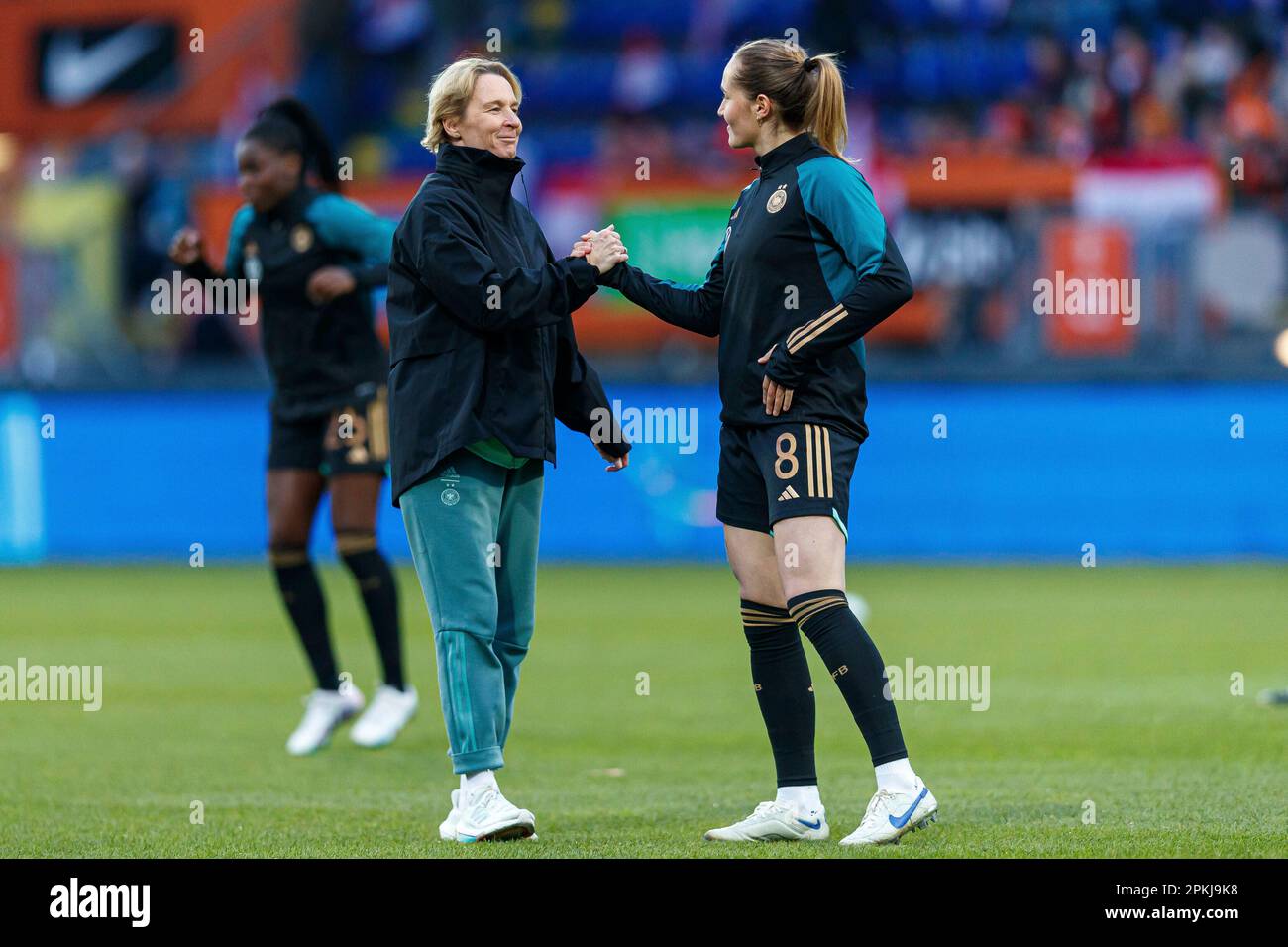 firo: April 7th, 2023, football, soccer, friendly match DFB women's ...