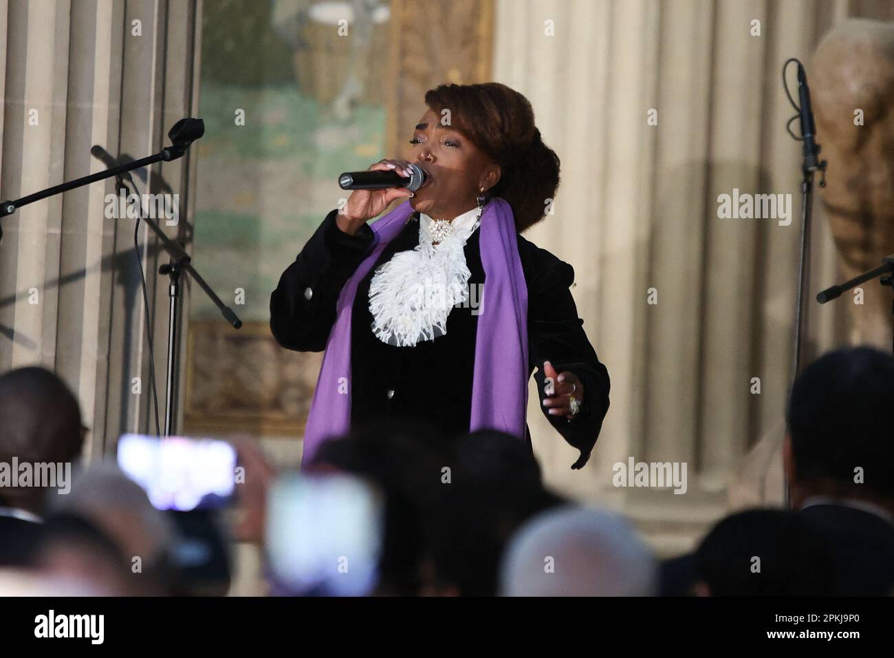 Paris, France. 07th Apr, 2023. Haitian Singer Emeline Michel - tribute ...