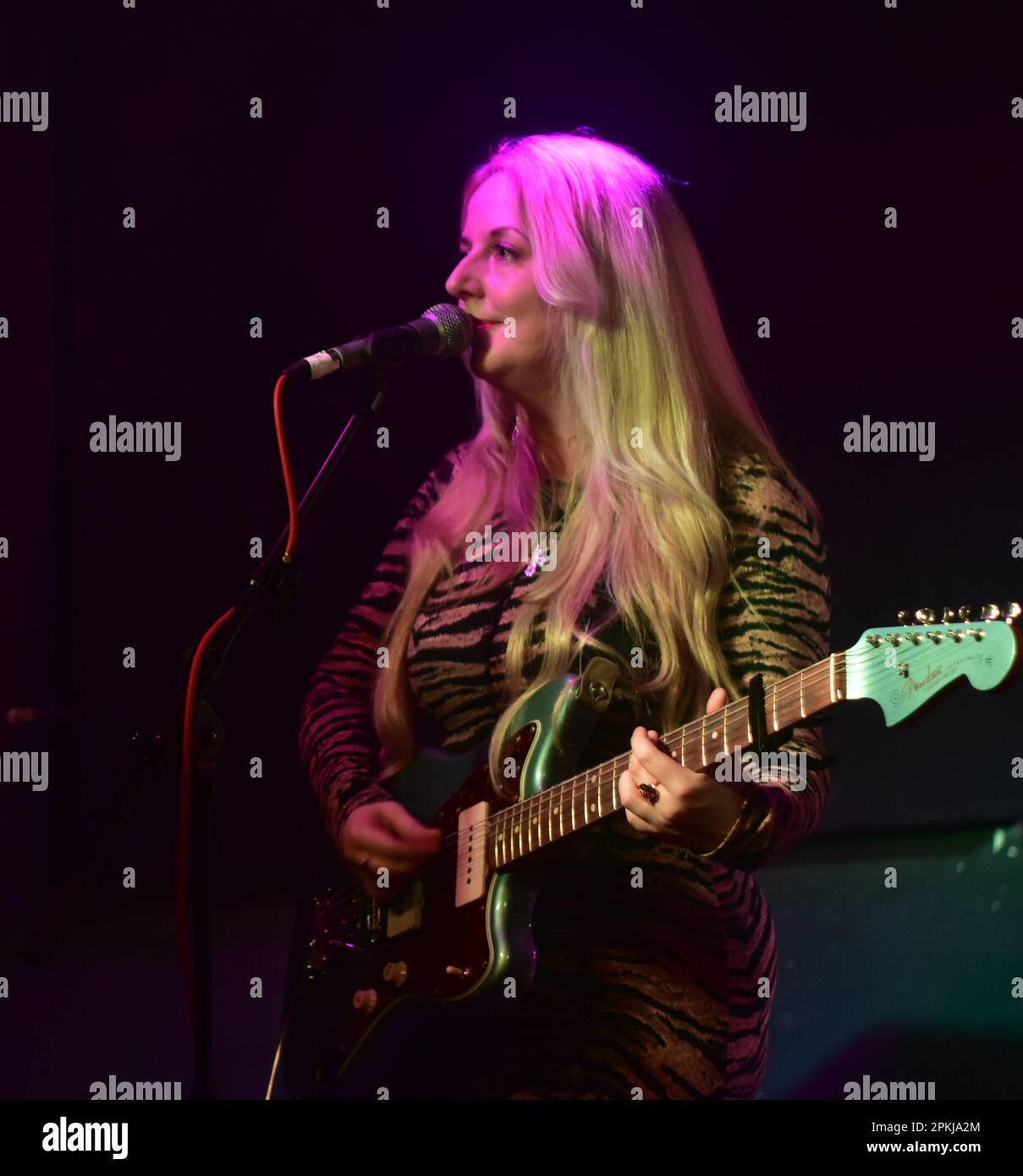 Hannah Rose Platt in performance at Mr Wolf's, Bristol, UK. March 30th ...