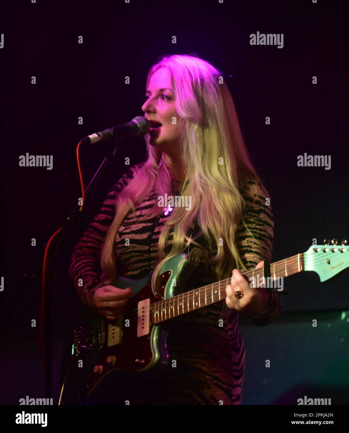 Hannah Rose Platt in performance at Mr Wolf's, Bristol, UK. March 30th ...