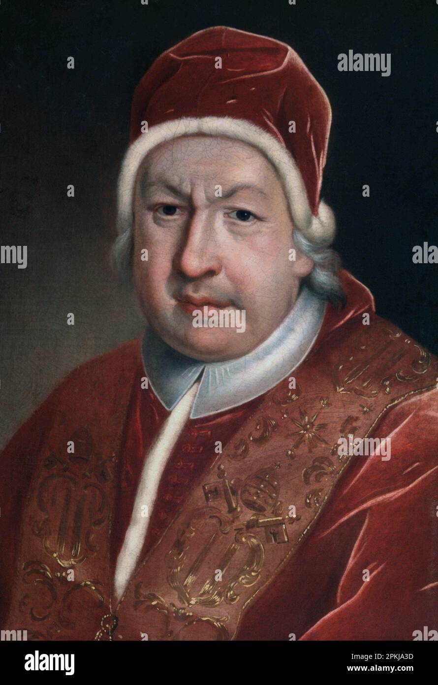 PIO VI. PAPA . 1717-1799. OLEO ANONIMO. MUSEO LAZARO GALDIANO Stock ...