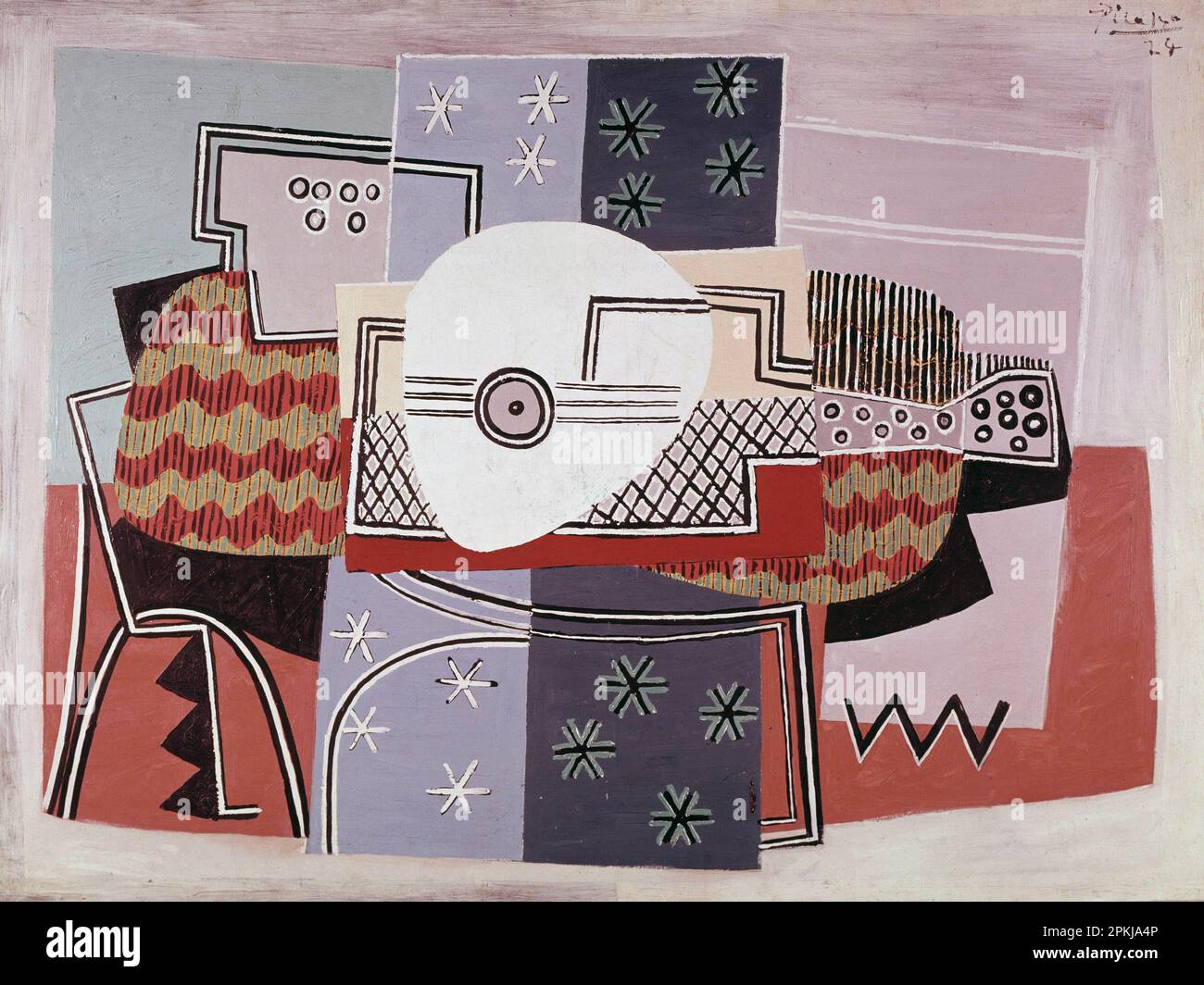 Picasso Still Life With Guitar