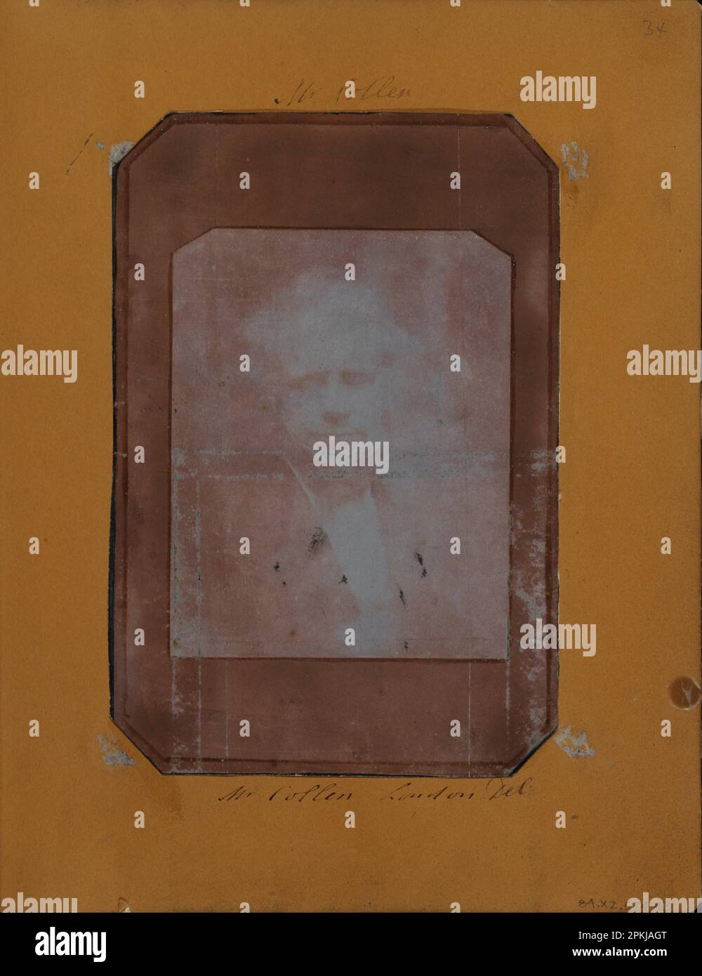 Bust length portrait of a man, possibly Sir David Brewster] about 1843 ...