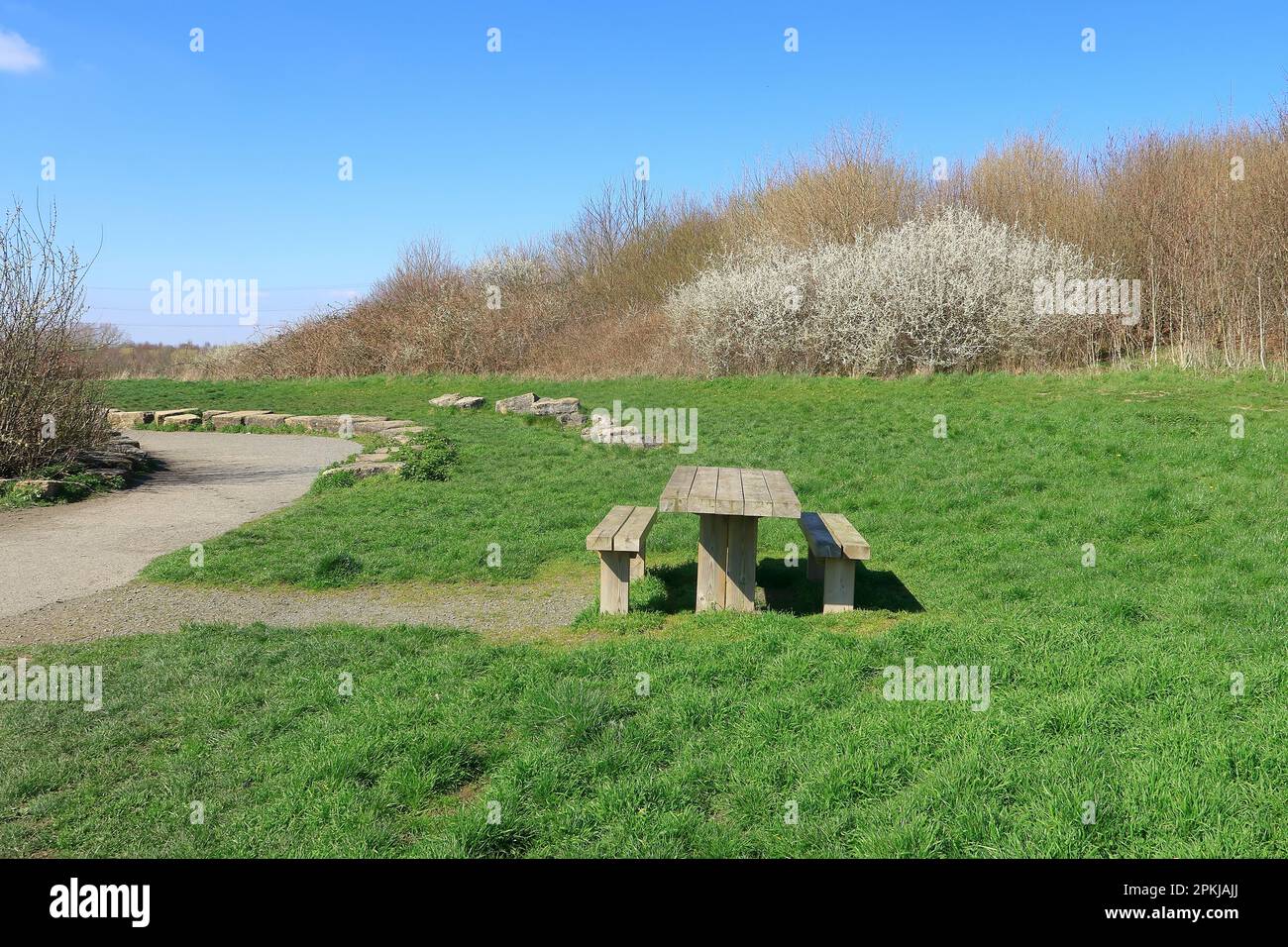 Picnic table overlooking beautiful hi-res stock photography and images ...