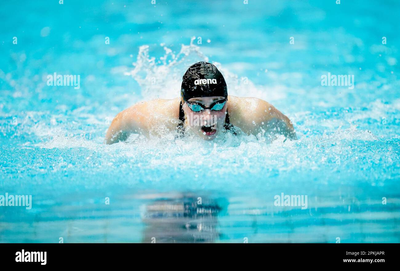 Lily Booker in the Women's Open 200m IM Heat on day five of the British ...