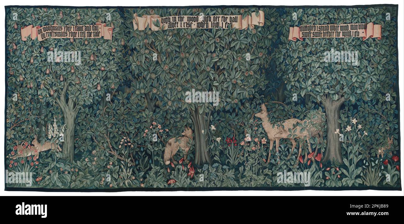 Tapestry: Greenery 1892 by John Henry Dearle Stock Photo - Alamy