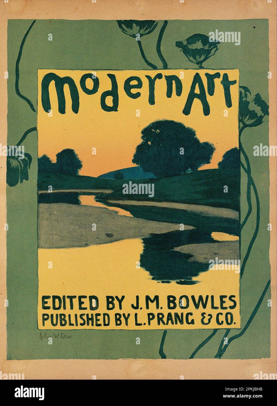 Modern Art 1895 by Arthur Wesley Dow Stock Photo - Alamy