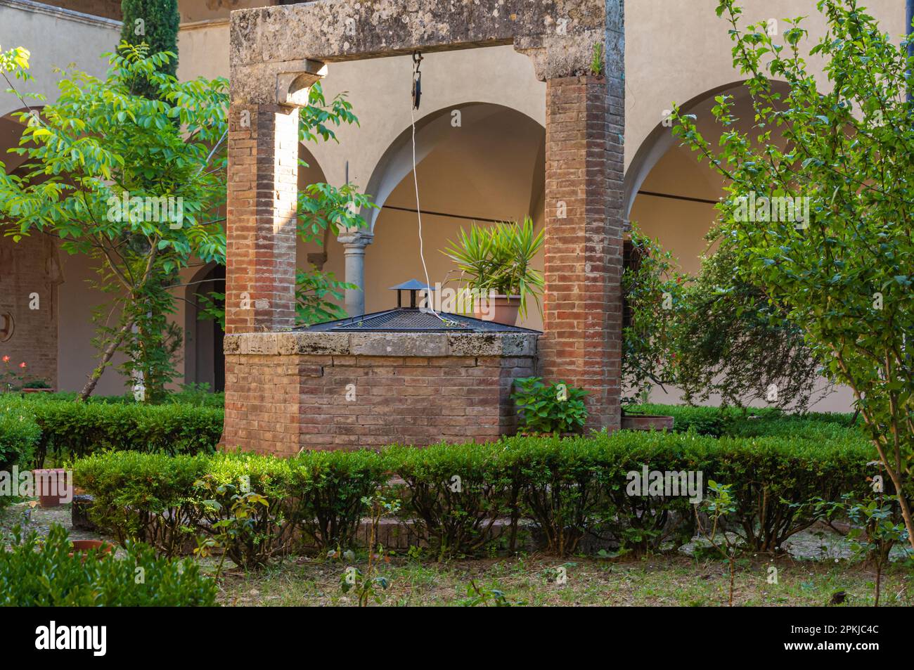 Convent of St. Augustine at San Gimignano medieval town View of the ...