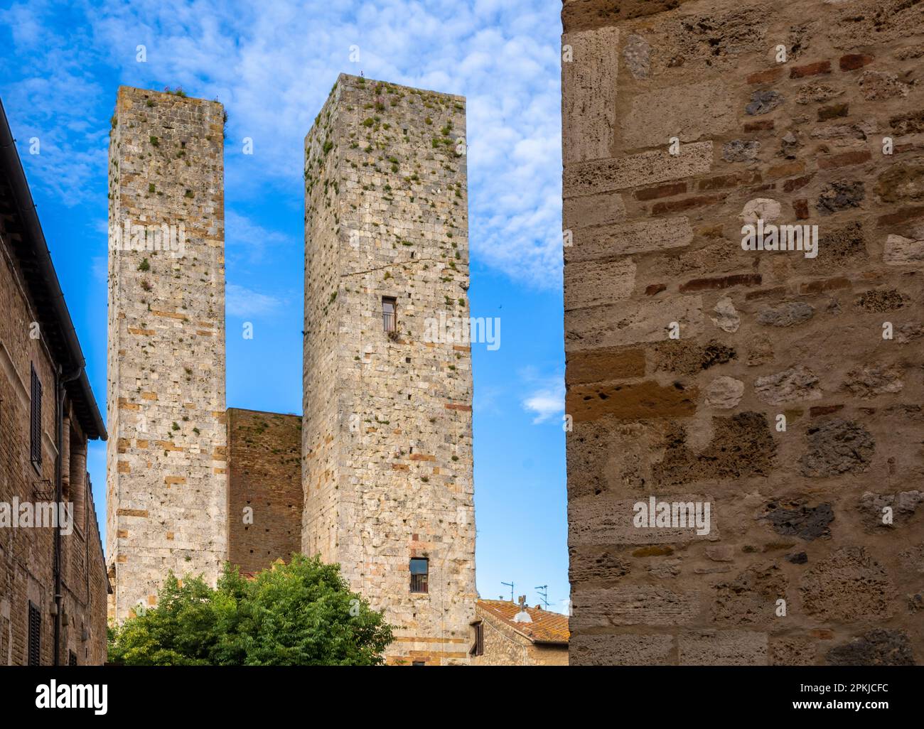 The Historic Centre of San Gimignano is known for its medieval tower ...