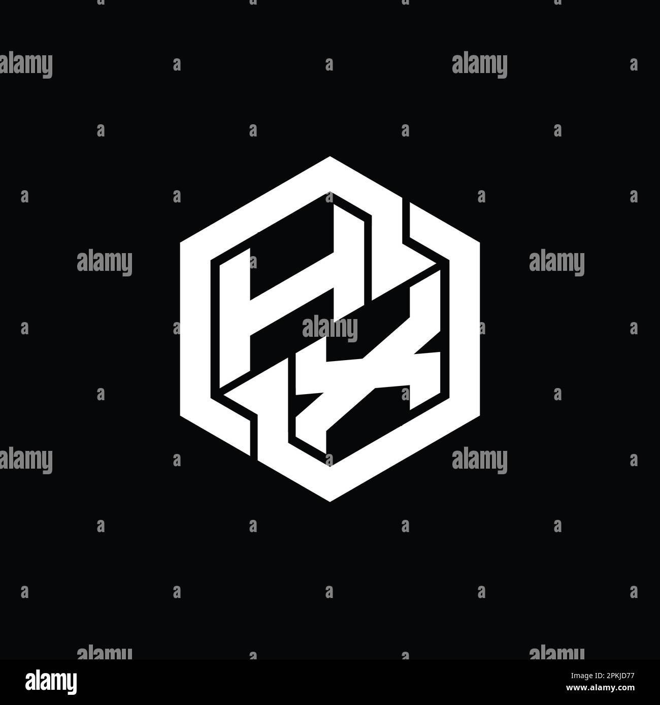 Hx gaming logo hi-res stock photography and images - Alamy