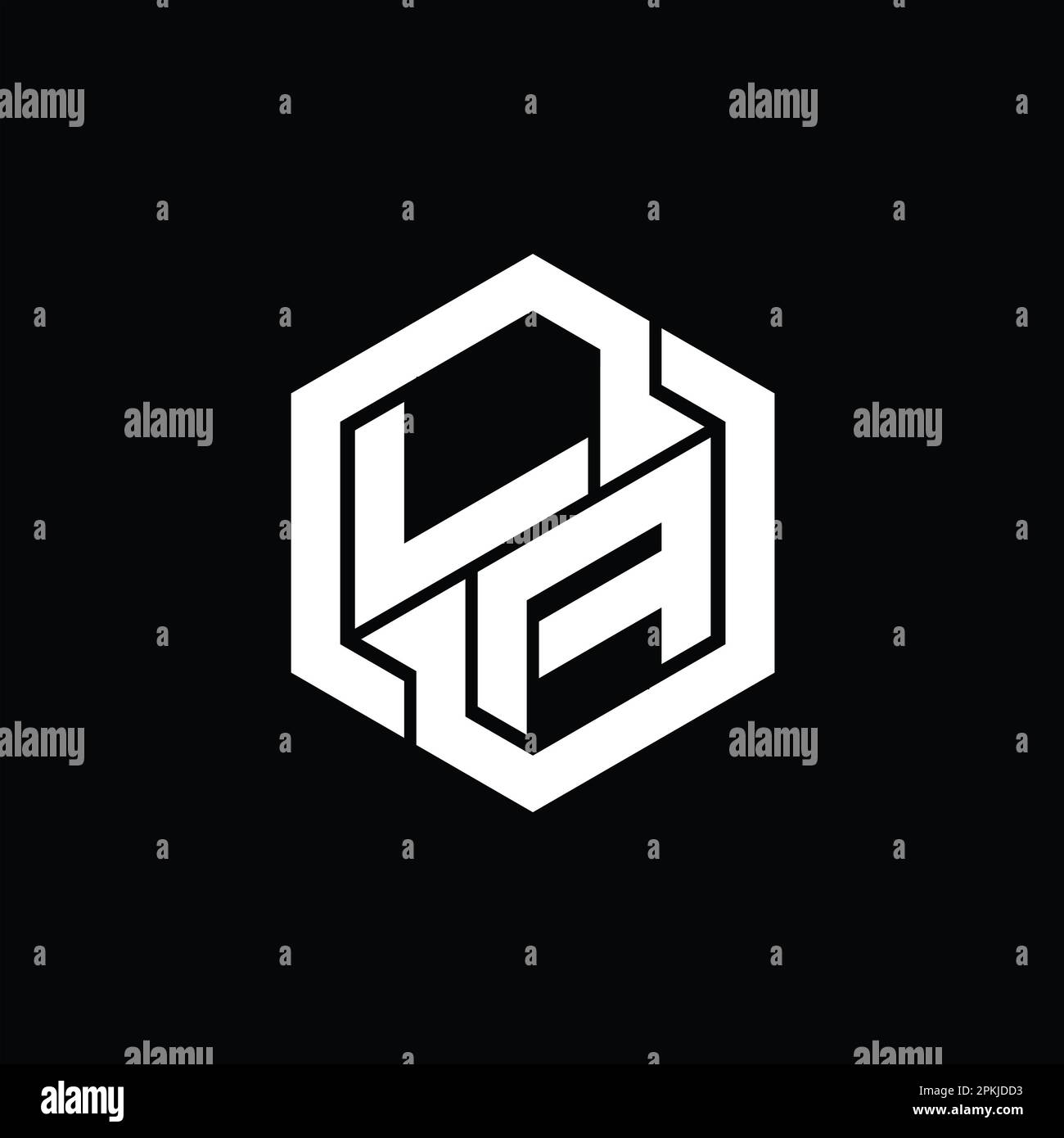 La monogram logo hi-res stock photography and images - Alamy