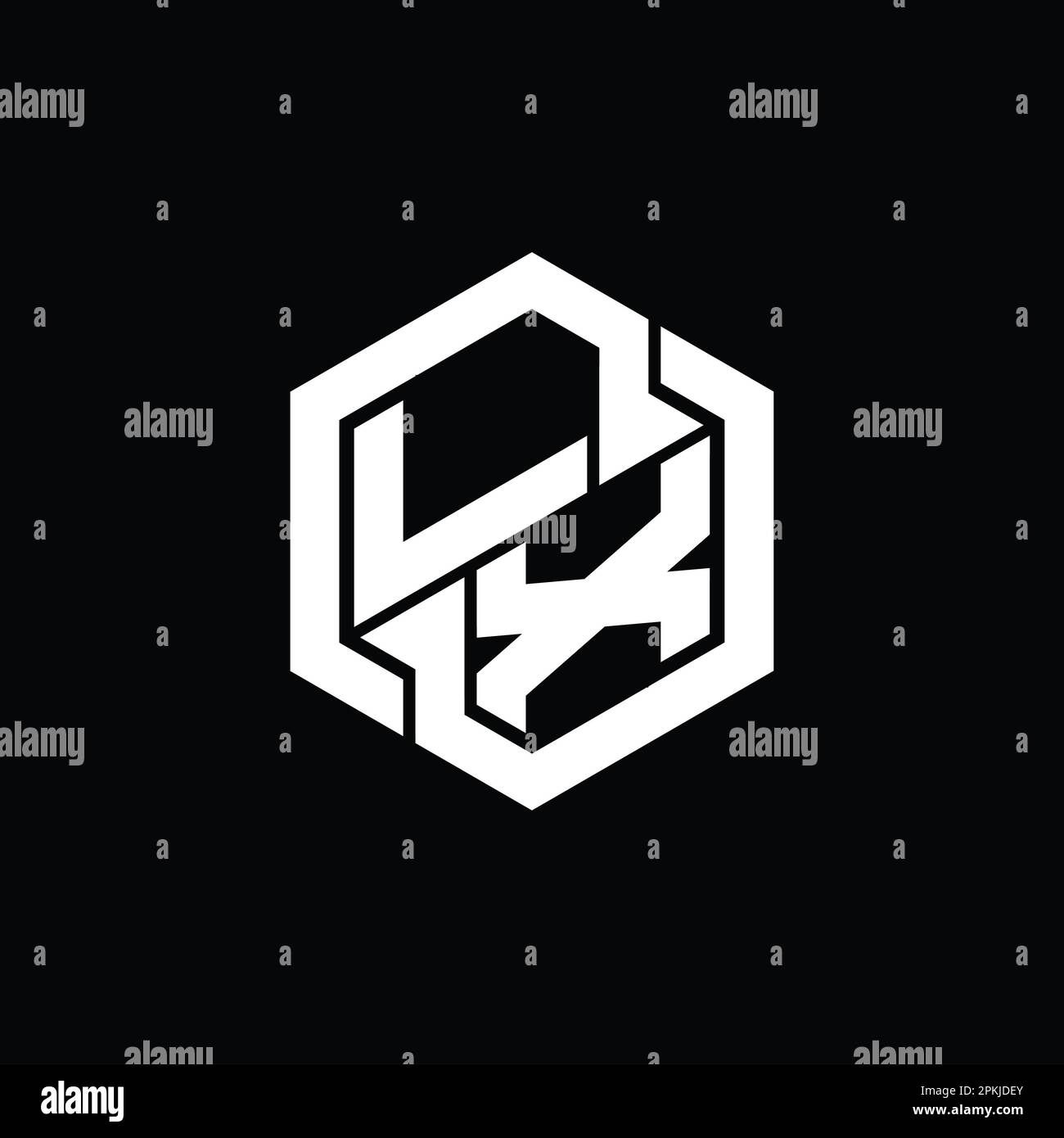 Lx gaming logo hi-res stock photography and images - Alamy