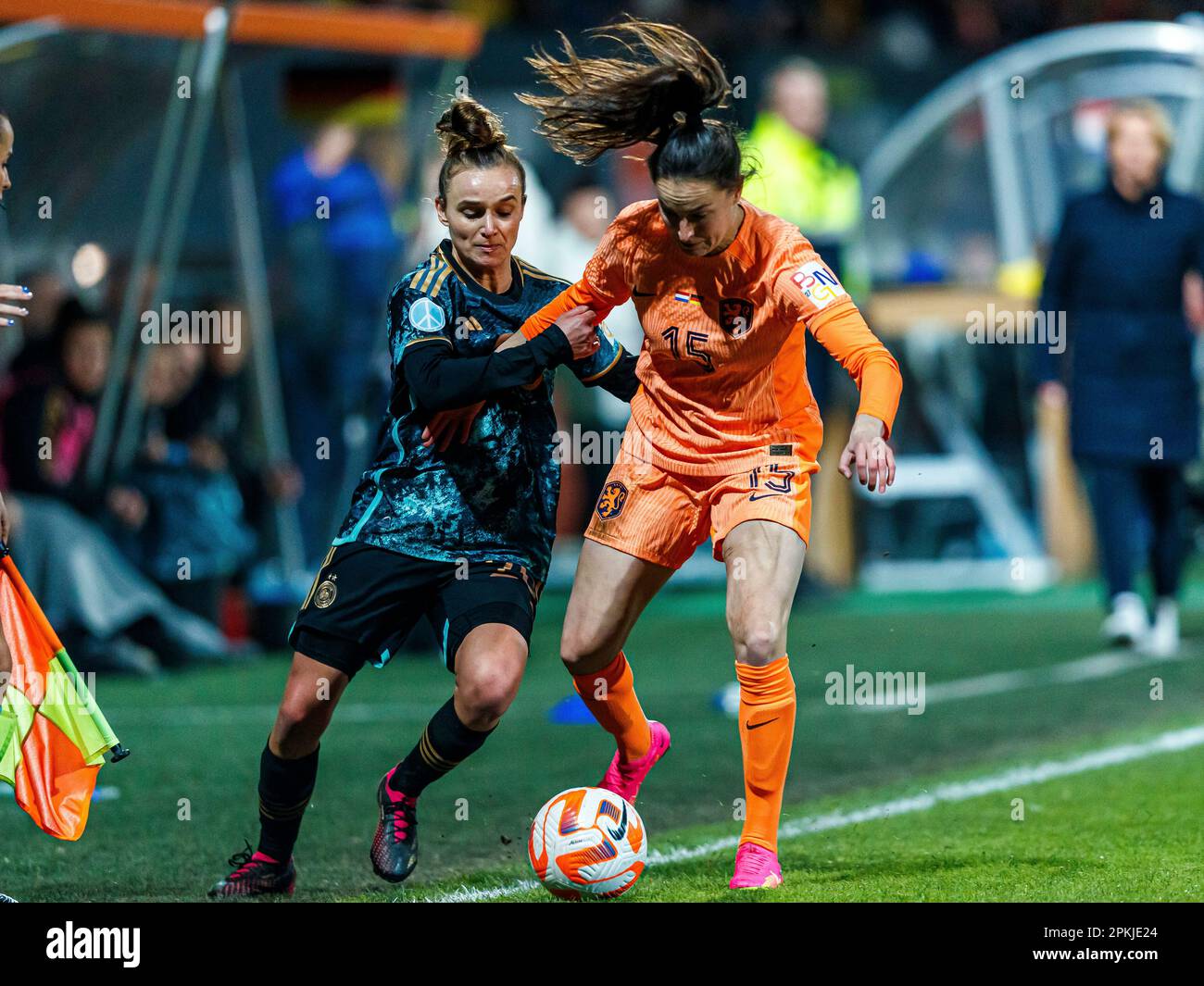 firo : April 7th, 2023, football, soccer, friendly match DFB women's ...