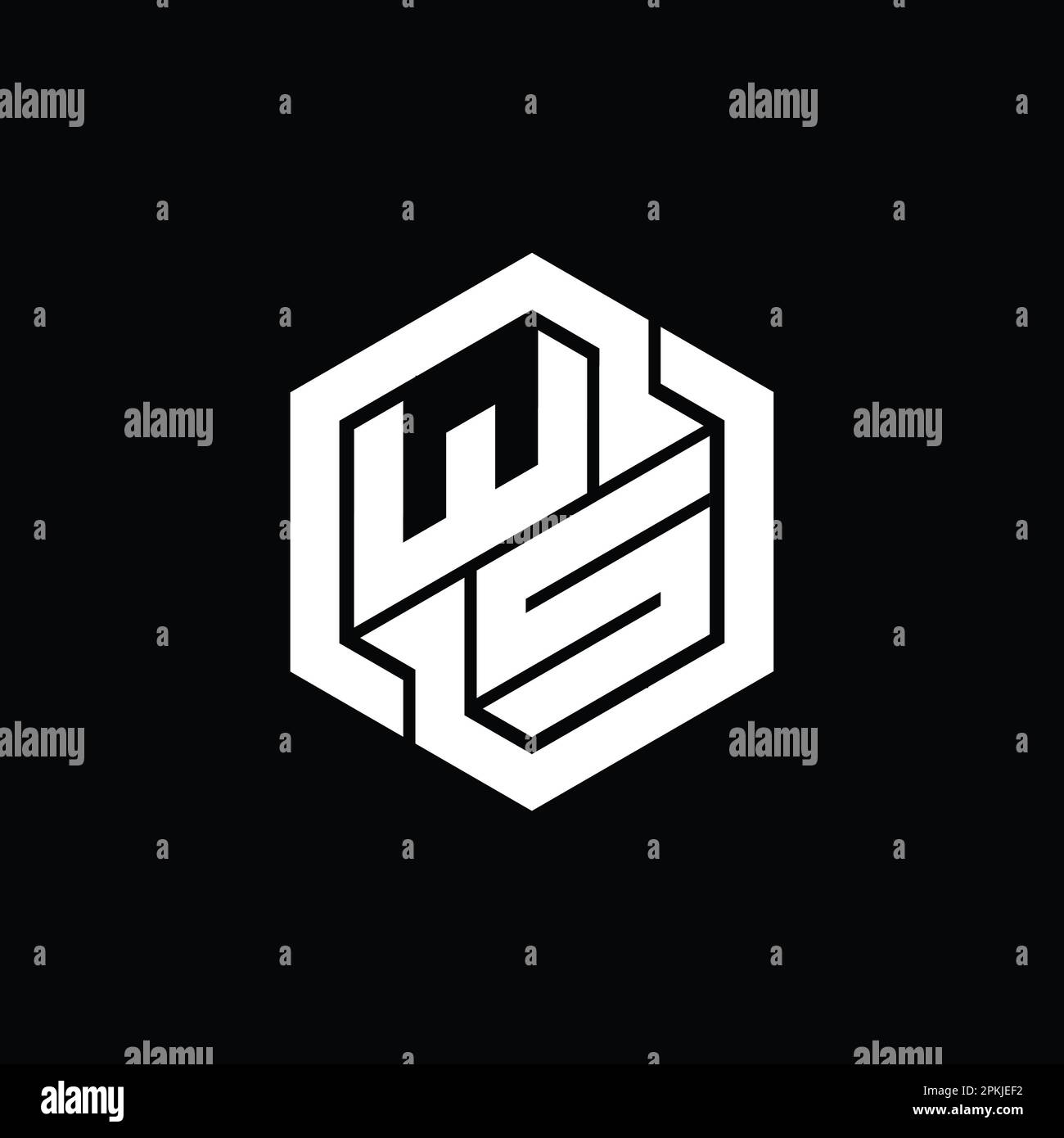 Ws gaming logo hi-res stock photography and images - Alamy