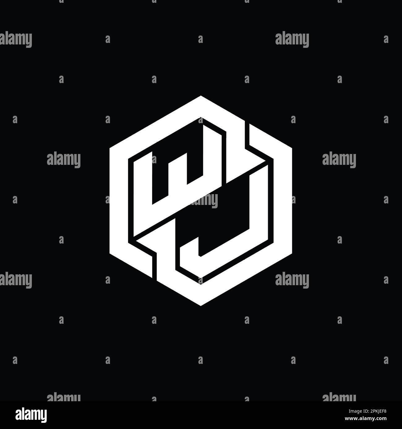 Wj gaming logo hi-res stock photography and images - Alamy